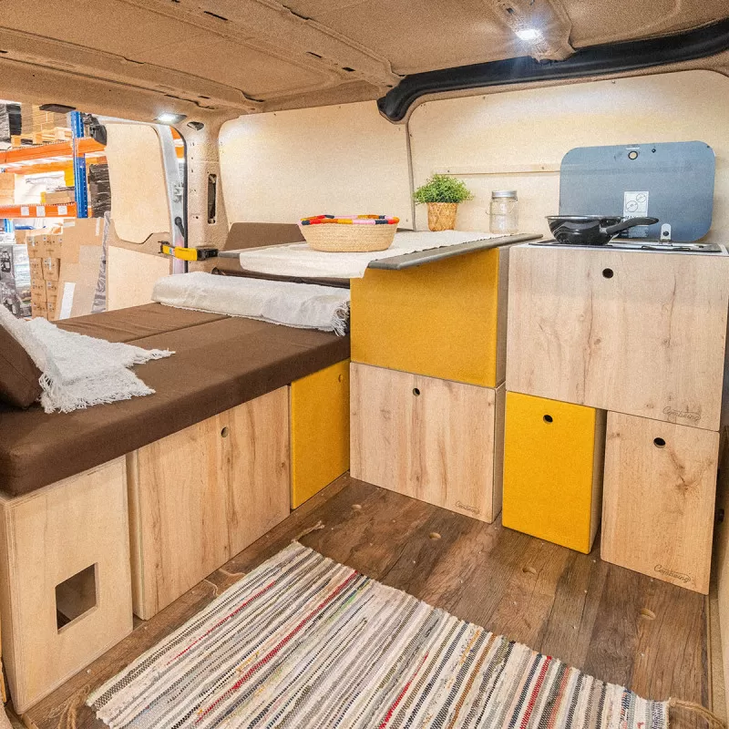 Kit meubles amovibles pour VW T7 Combeing | Aménagement intérieur ...
