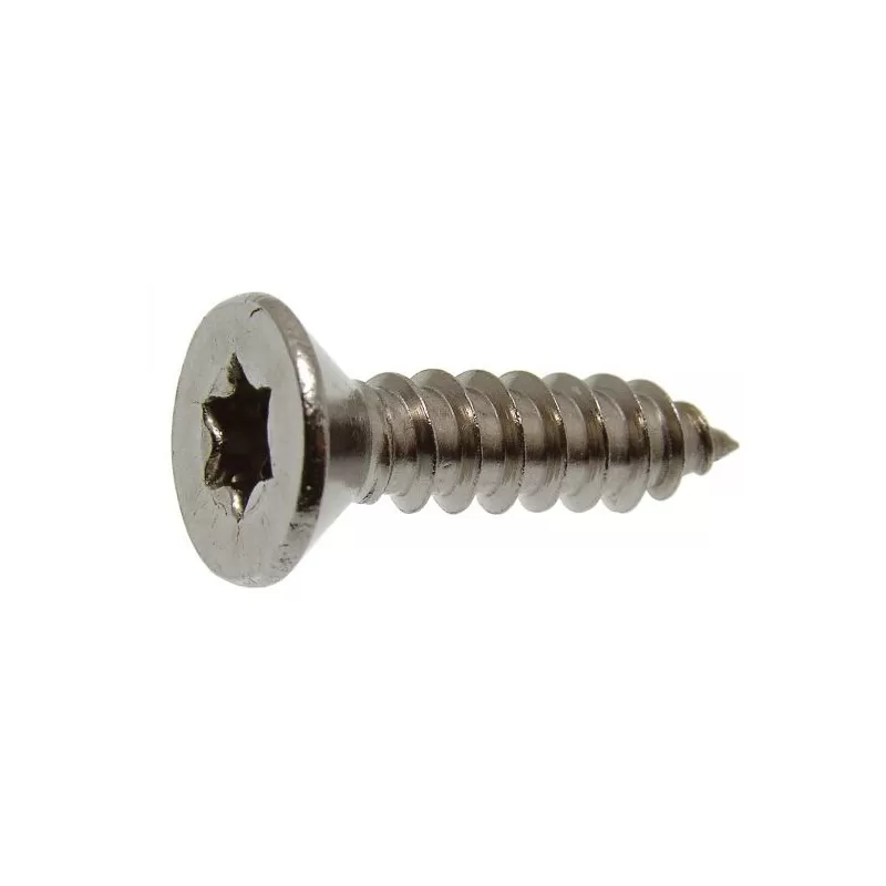 Vis inox A4 pour tôle Marinox tête fraisée torx 4,2 mm pour van et bateau | Visserie marine ...