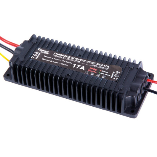 Chargeur Booster DC-DC 24V 17A étanche – ENERGIE MOBILE