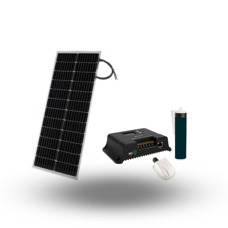 Kit panneau solaire PERC 100 W MESTIC - pack solaire 12 V pour van ...