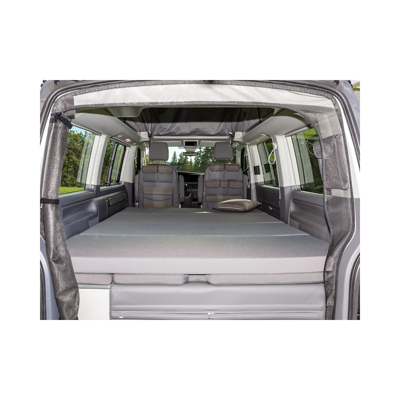 Lit pliant IXTEND Brandrup | couchage banquette VW T5/T6 Multivan ...