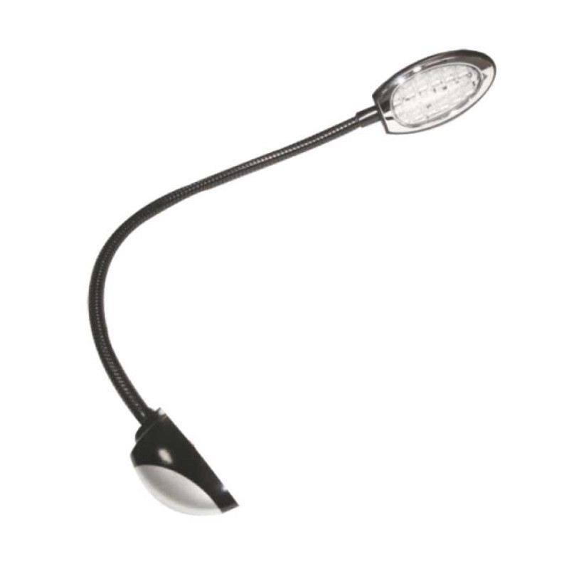 Liseuse LED Carbest 12V 2,2W | Noir/Argent | Eclairage de van aménagé ...