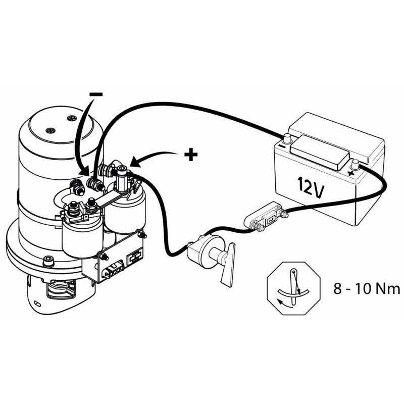 Propulseur d'étrave conventionnel BOW5512 24V 55 Kg 150 mm Vetus ...