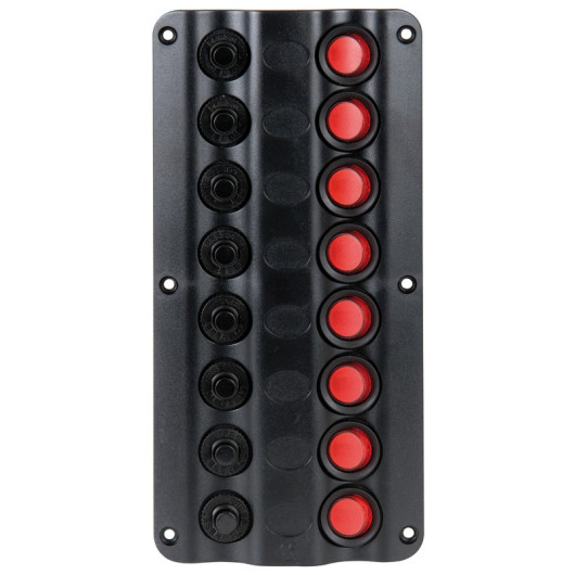 Tableau électrique Wave Osculati 8 interrupteurs | pour réseau 12V DC ...