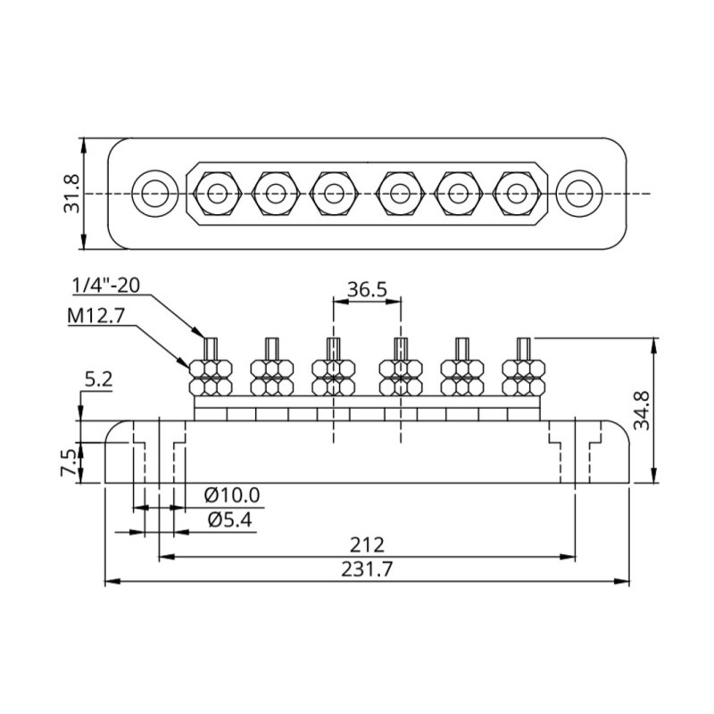 Busbar Victron Energy 150 A | 6 connexions pour systèmes électriques ...