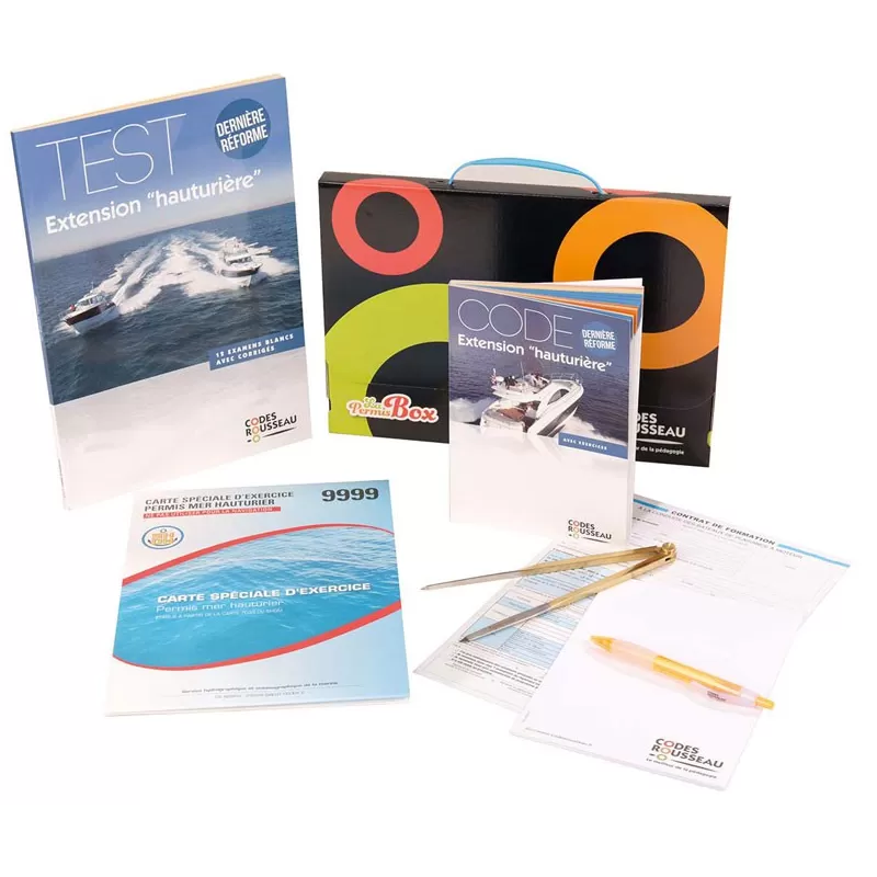CODES ROUSSEAU Kit Examen Hauturier permis bateau.
