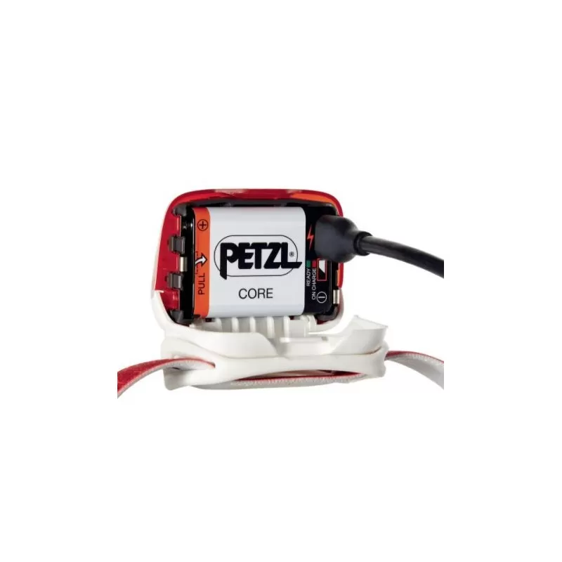 PETZL Batterie CORE, accessoire pour lampe frontale d'alpinisme.