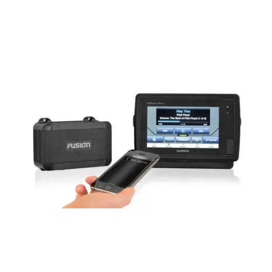 Autoradio marine FUSION BLACKBOX 100, lecteur stéréo vedette.