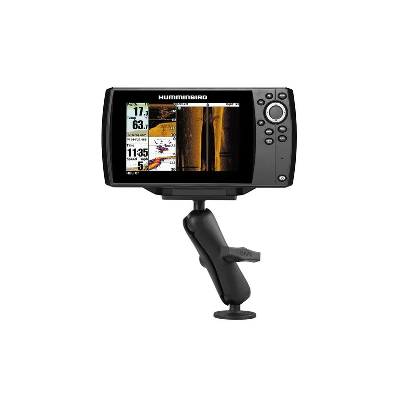 Equipement GPS marin HUMMINBIRD Etrier articulé RAM MOUNTS Helix 7