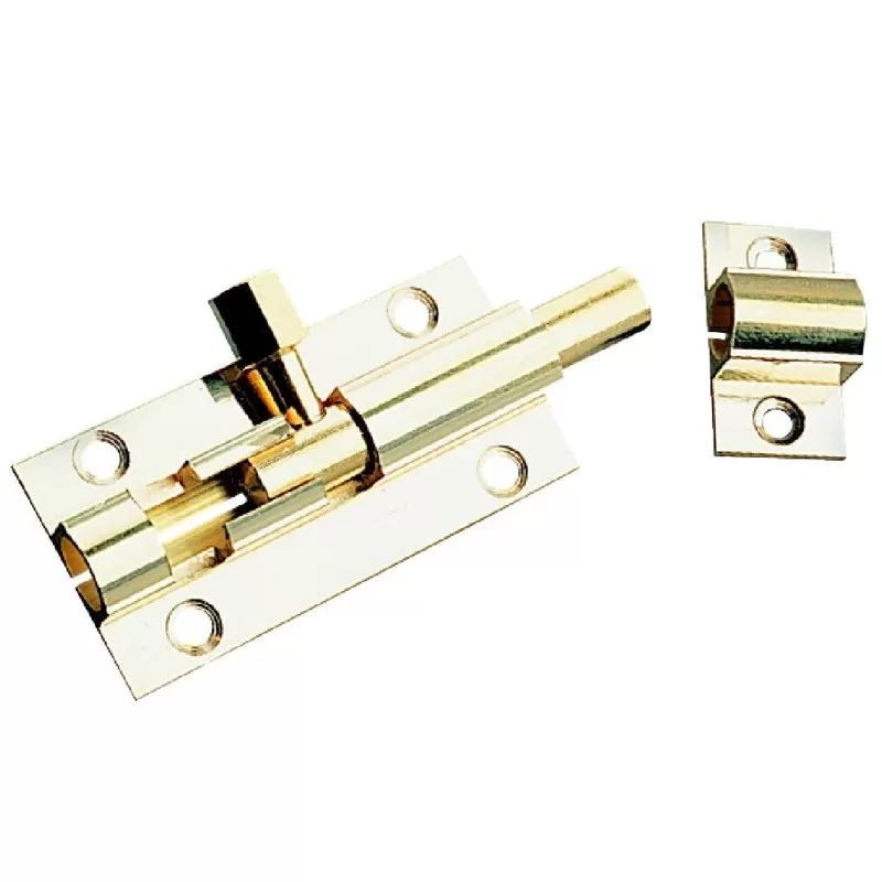 DECMO Targette laiton 51x37 mm pour bateau & camping-car