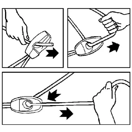 EUROMARINE Ferlette réglable pour voile de bateau