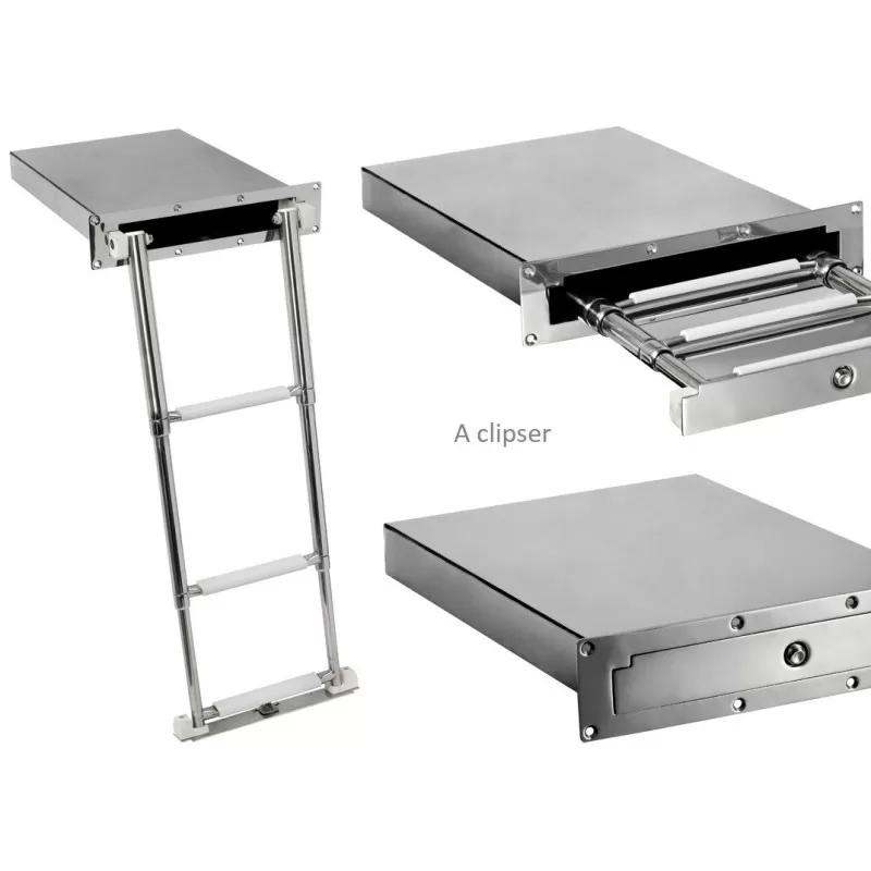 OSCULATI Echelle de bain escamotable inox pour bateau