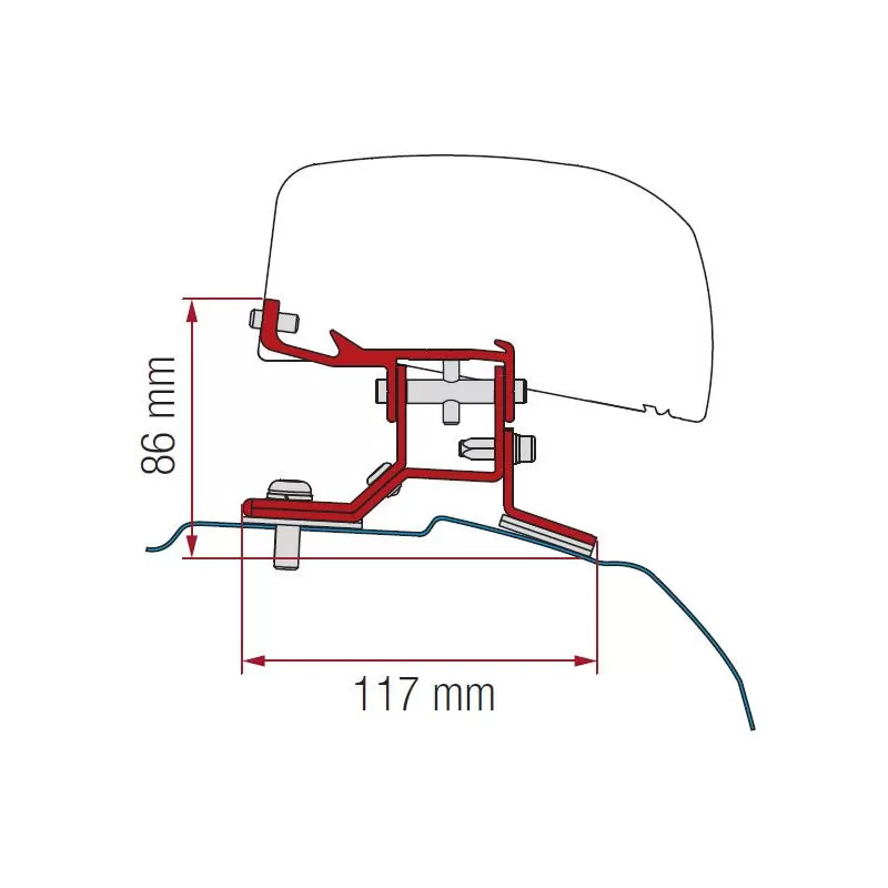 FIAMMA Kit F40 Van F Custom fixation pour store fourgon