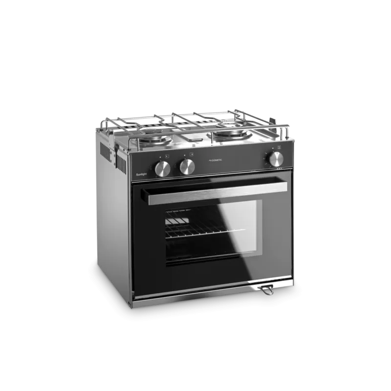 SunLight DOMETIC | Cuisinière gaz 2 feux, réchaud four marin inox pour ...