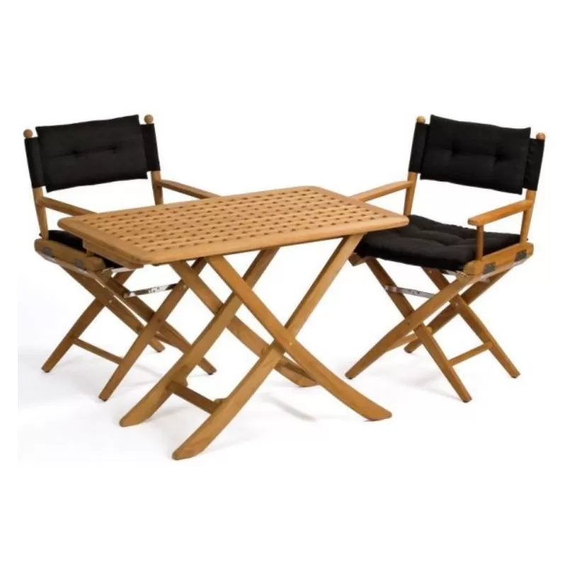 Table en teck, plateau caillebotis ARC MARINE - Table pour bateau - H2R ...