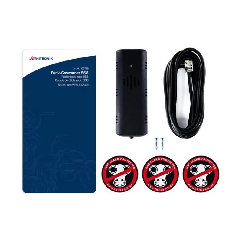 Détecteur de gaz radio 868 pour alarme camping-car & caravane THITRONIK ...