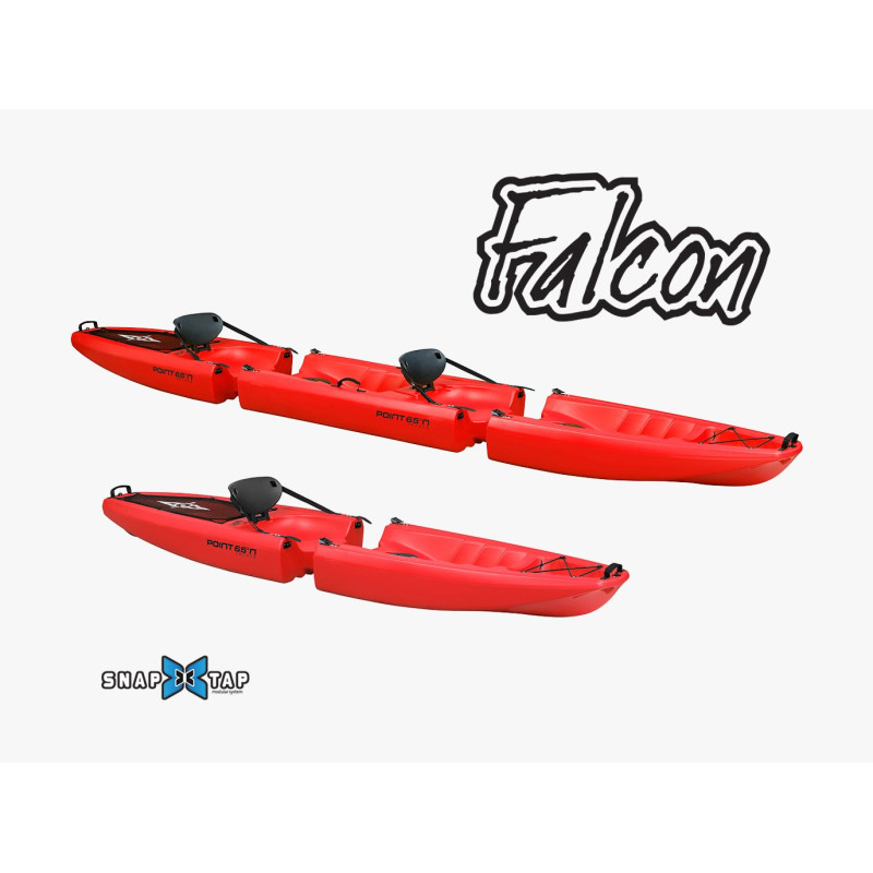 POINT 65° N Falcon Solo kayak de rivière pliable.