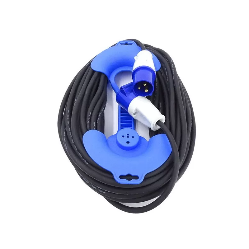 Range câble 15 m TREM - enrouleur de câble électrique nu pour bateau ...