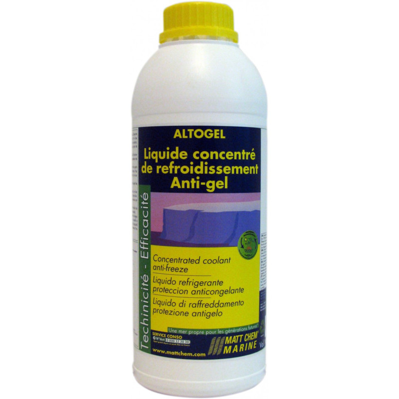 MATT CHEM Altogel Liquide de refroidissement anti-gel - moteur de ...