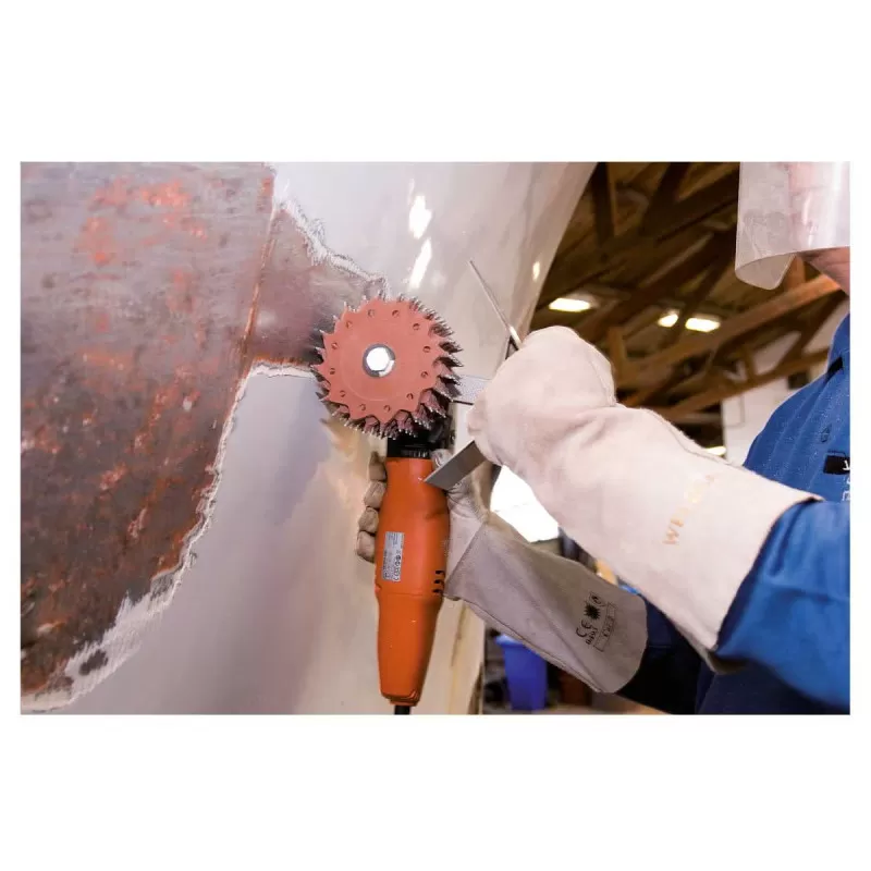 Disque de sablage TERCOO - Décapage du bateau en acier - H2R Equipement