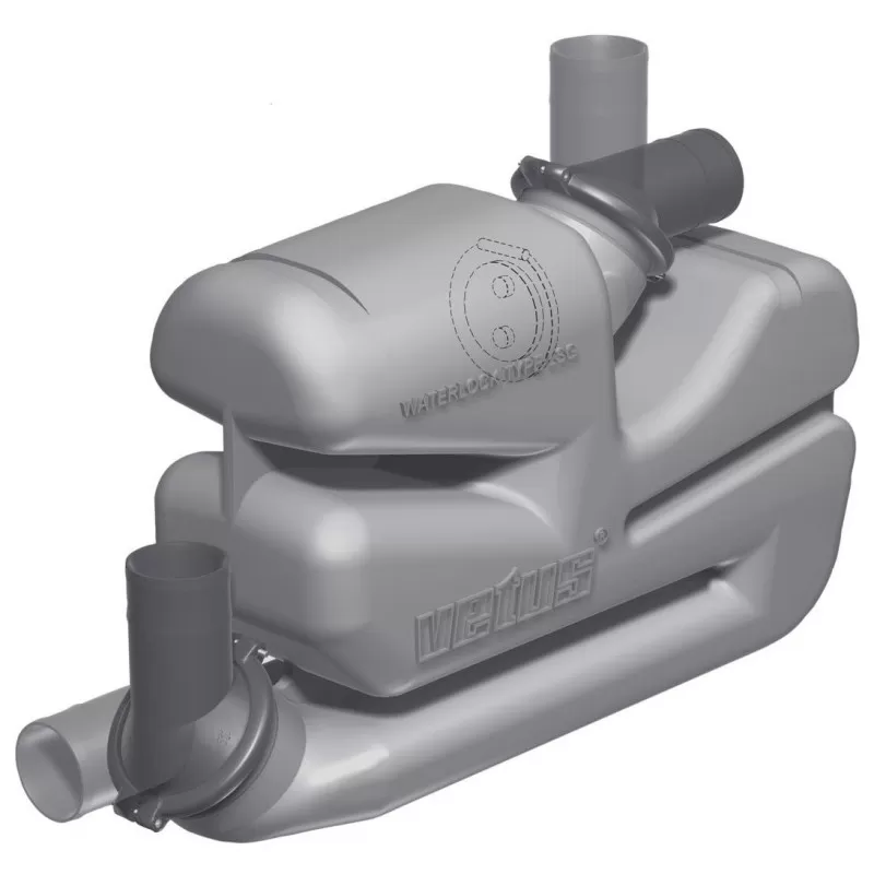 WATERLOCK VETUS LSG moteur bateau 40 à 121 CV et tuyau d’échappement ...