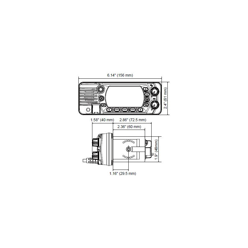 VHF fixe GX 1400 GPS STANDARD HORIZON - vhf marine avec ASN et NMEA ...