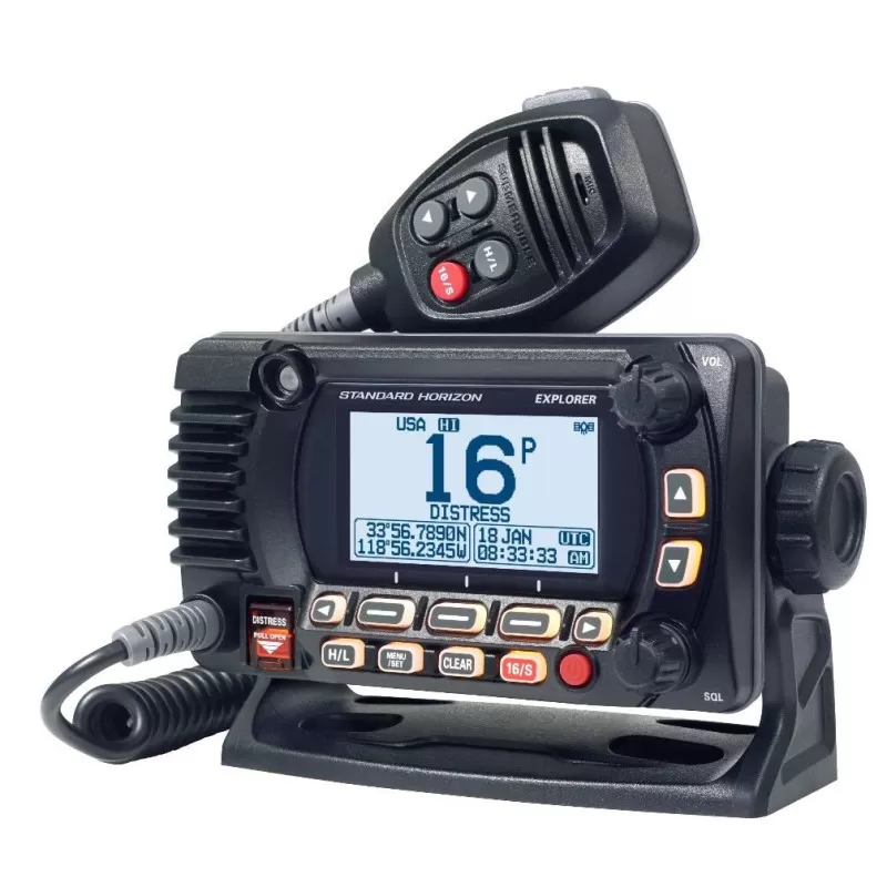 STANDARD HORIZON GX 1800 GPS - radio VHF marine fixe avec GPS & ASN ...