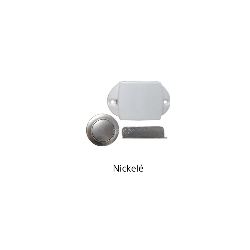 Serrure MPK Push Lock gris foncé | bouton poussoir MPK pour meuble ...