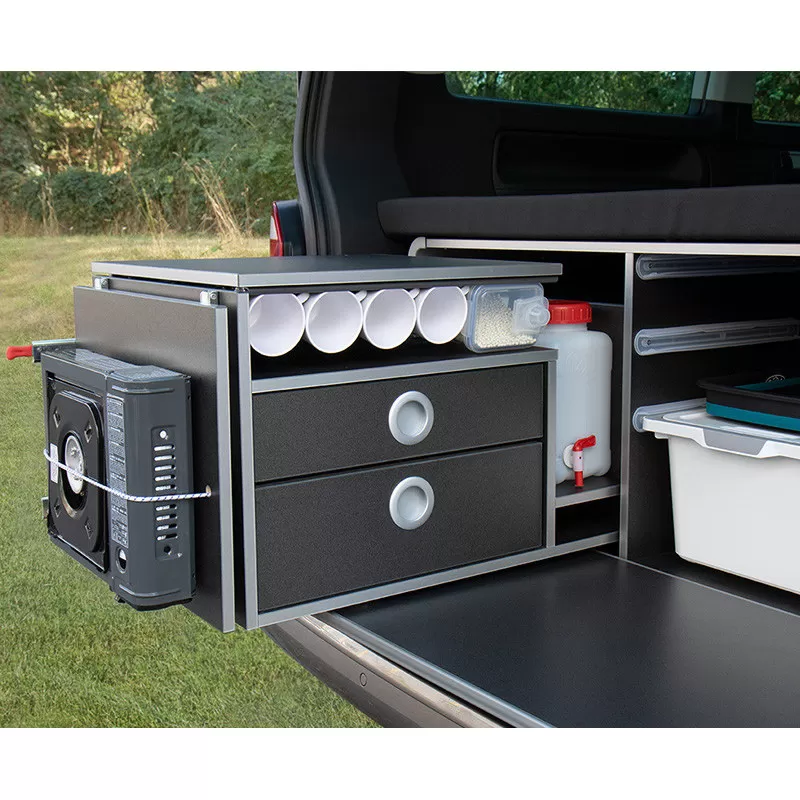 REIMO CampingBox L-CM - Kit cuisine amovible van VW T5/T6 Multivan ...