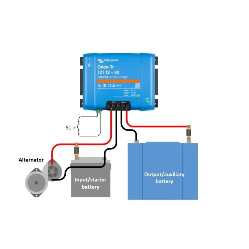 Convertisseur Dc Dc Victron Orion Tr Isolé 12 12 9 A Chargeur Booster