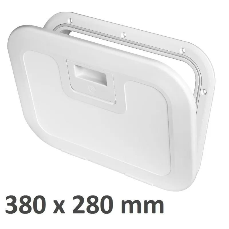 Trappe Push Pull OSCULATI - trappe ABS étanche blanche pour pont de ...