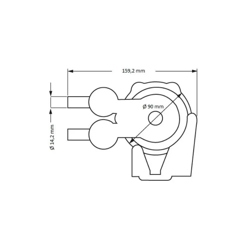 Pompe à pied double effet AAA | Pompe manuelle pour l'eau en van ...