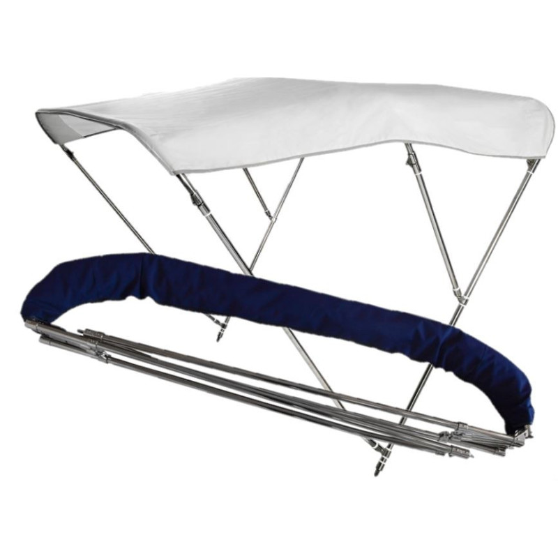 OSCULATI Bimini taud de soleil 3 arceaux inox 180 cm équipement bateau ...