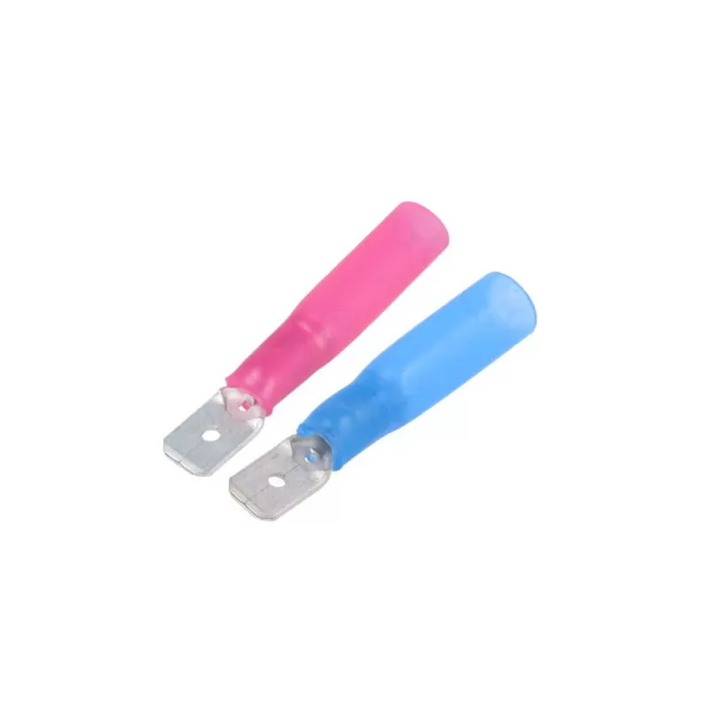 Cosse clips type Faston mâle 6,3 mm NINIGI isolé gaine ...
