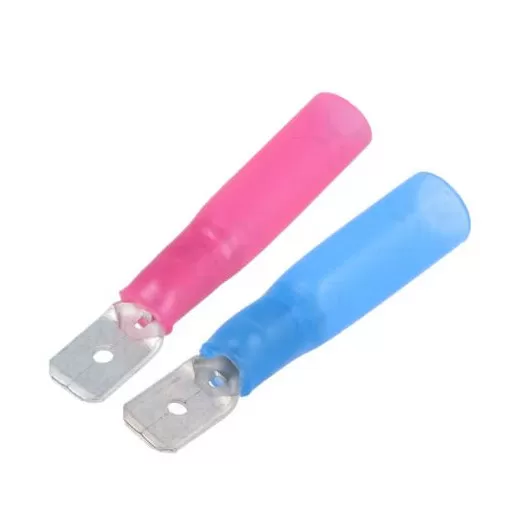 Cosse clips type Faston mâle 6,3 mm NINIGI isolé gaine ...