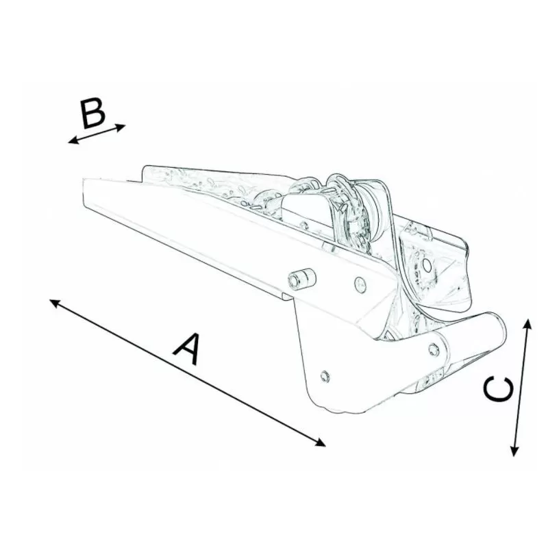 Davier à bascule Can MV750X en acier inoxydable | Davier pour ancre ...