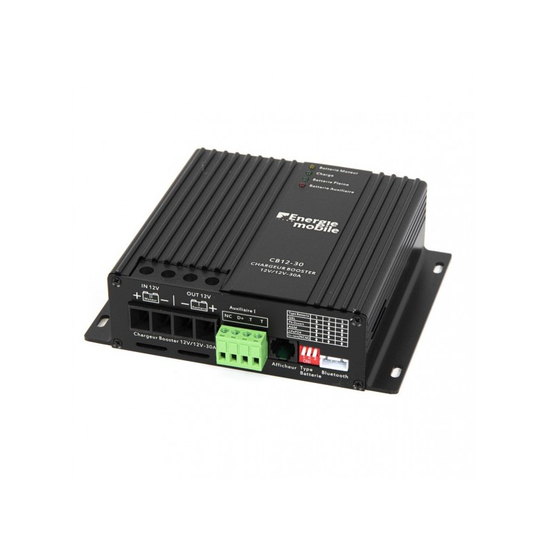 Chargeur Booster DC-DC 30A CB12-30 | Energie Mobile | Camping-car & Bateau