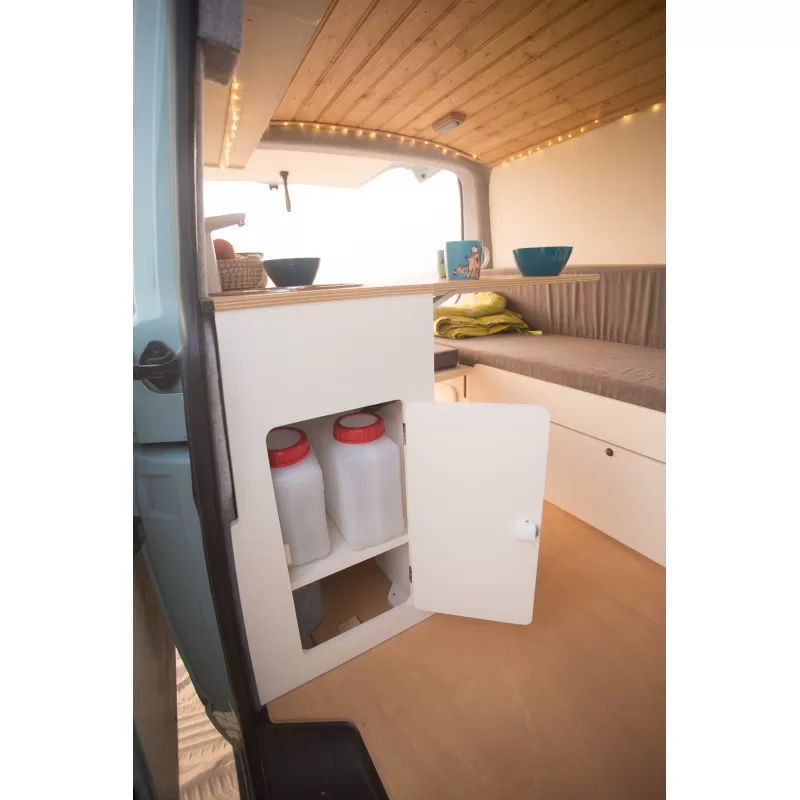 Meuble latéral avec table Trafic 3 SIMPLE VAN | Kit aménagement pour ...