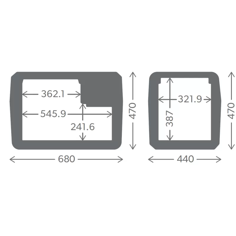 Glacière à compression MCF60 Mobicool | Glacière électrique pour fourgon, van et bateau | H2R ...