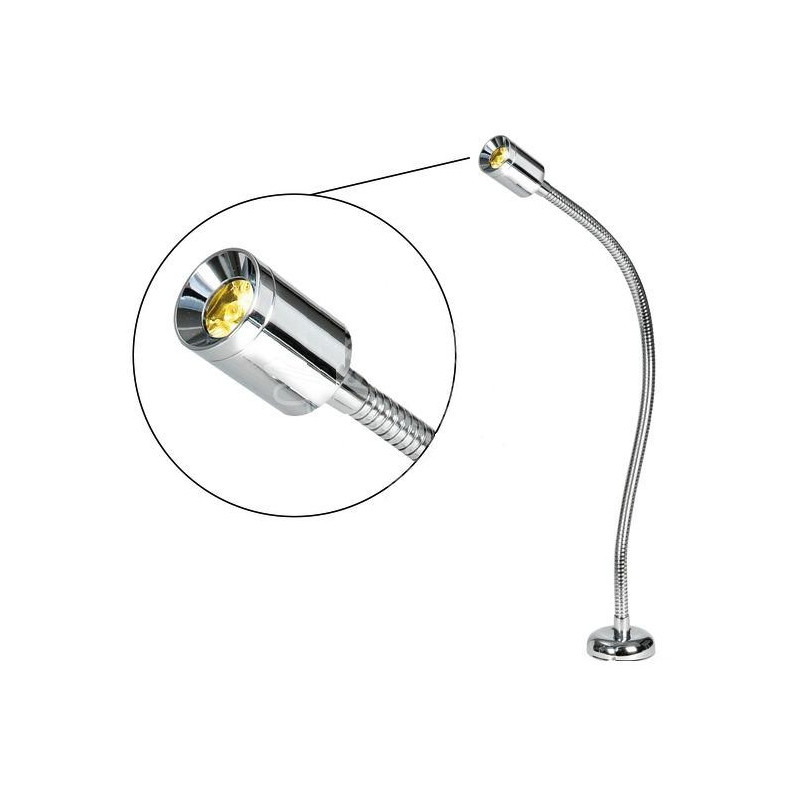 Accessoire lampe bateau camping-car Liseuse LED OSCULATI 12V 24 flexible