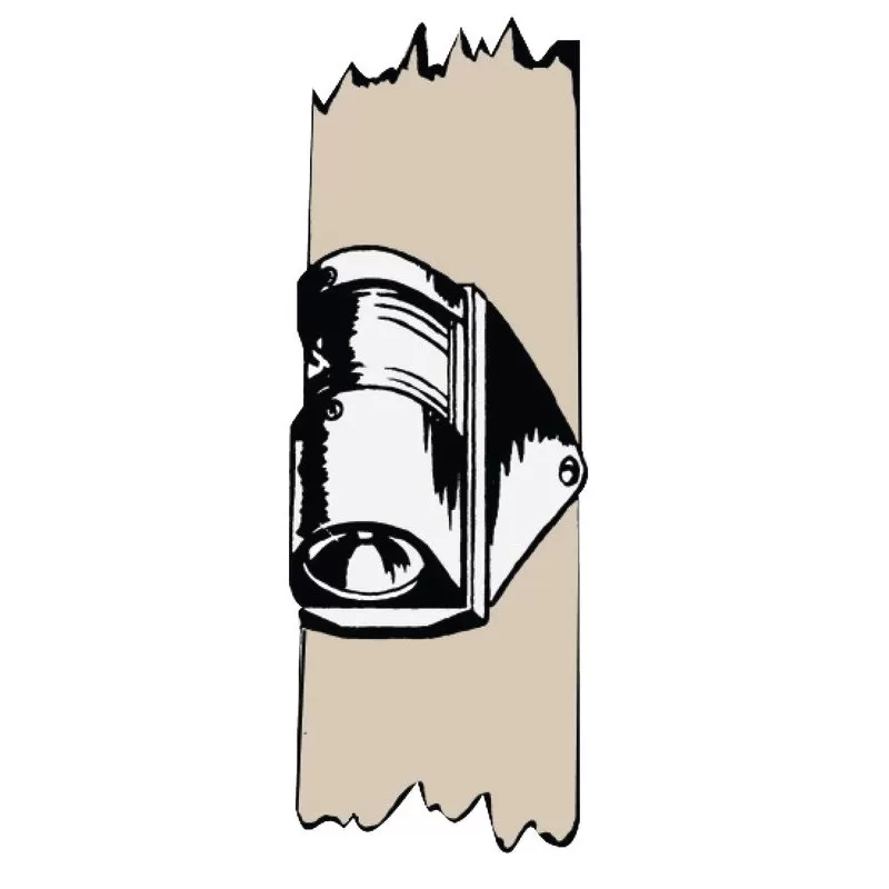 Feu de pont + hune halogène OSCULATI - projecteur de pont & feu blanc ...