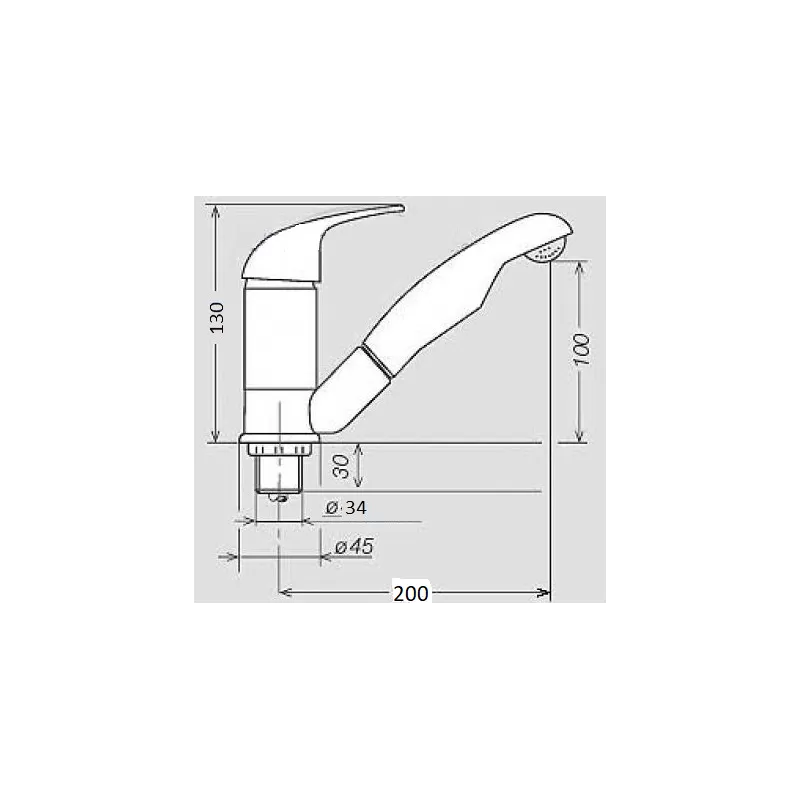 Kama REICH - Robinet douchette à contacteur 12V pour van, fourgon et ...
