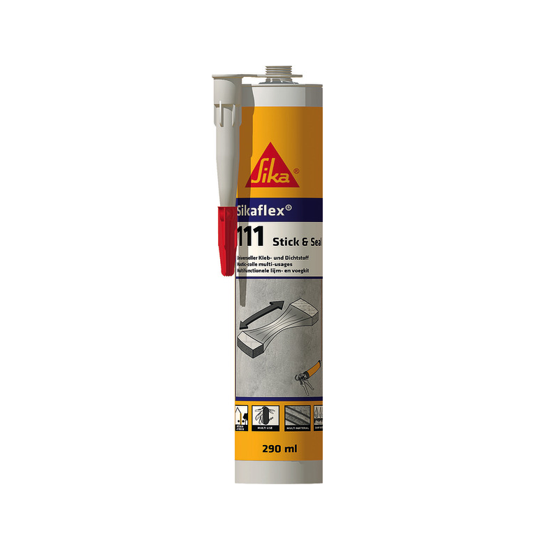 Sikaflex 111 Stick & Seal Sika | Mastic-colle élastique multi-supports ...