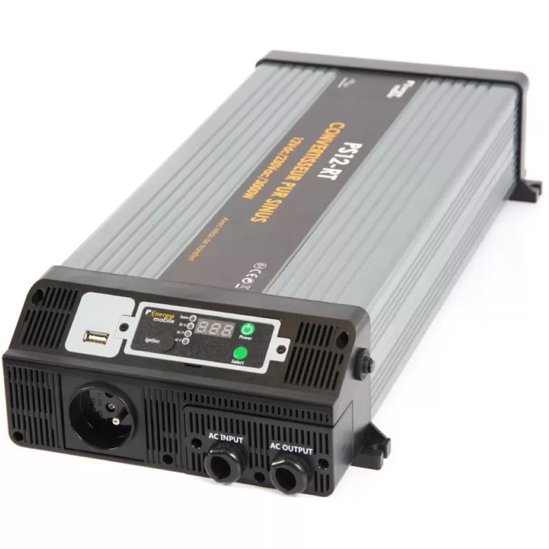 Convertisseur de tension 12/230 V ENERGIE MOBILE PS12-2500RT ...
