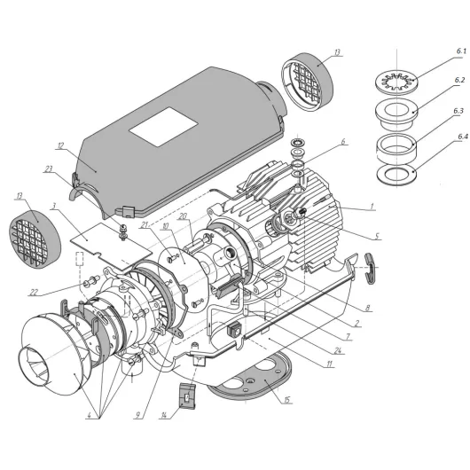 Pièces détachées Air 2D AUTOTERM - Pièces de rechange chauffage bateau & camping-car - H2R ...