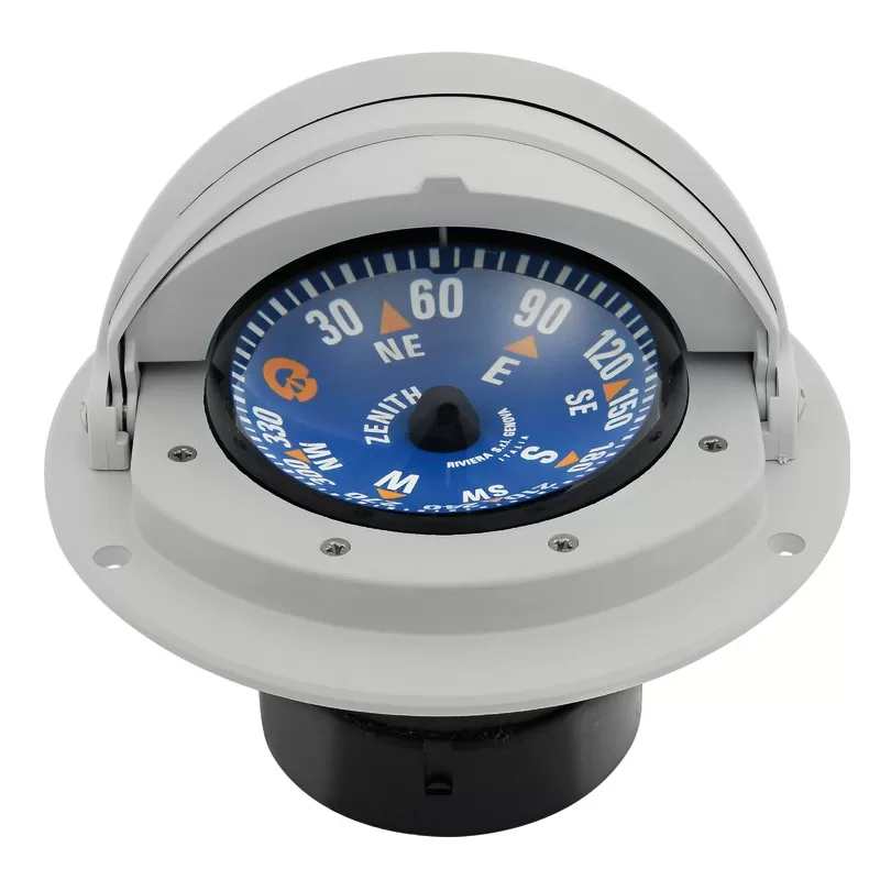 Compas Zentit 3'' encastré avec couvercle RIVIERA - Compas de route encastrable bateau - H2R ...