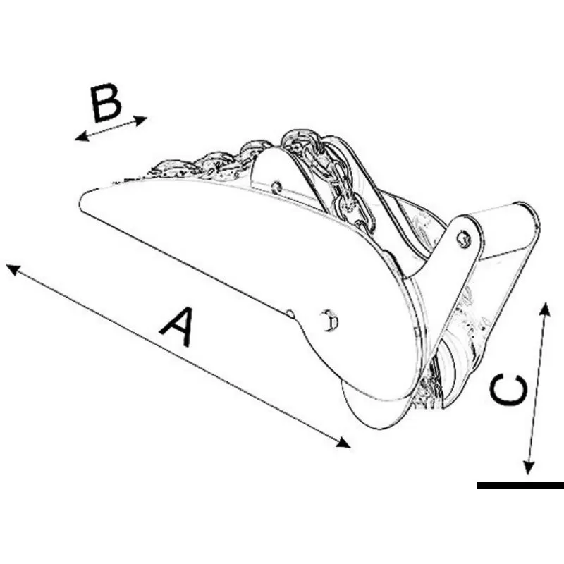 Davier à bascule OSCULATI inox poli - Equipement pour le mouillage du ...