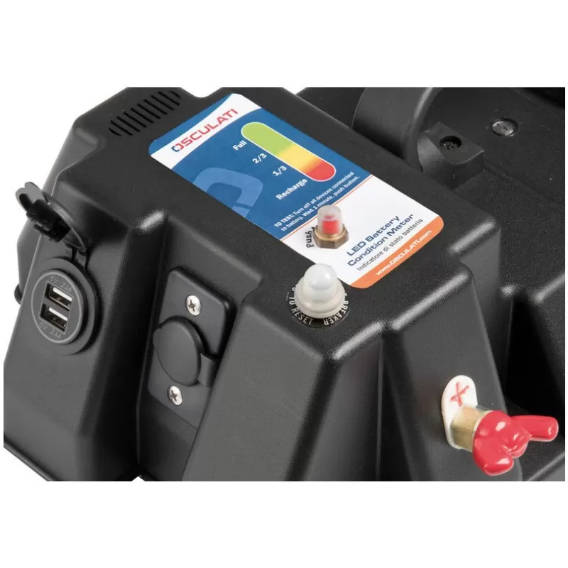 Bac a batterie transportable OSCULATI Power Center.