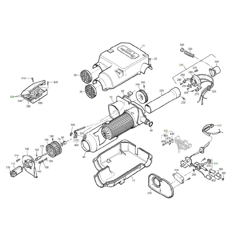 Pièces détachées E2400 TRUMA - Pièce pour chauffage en camping-car ...