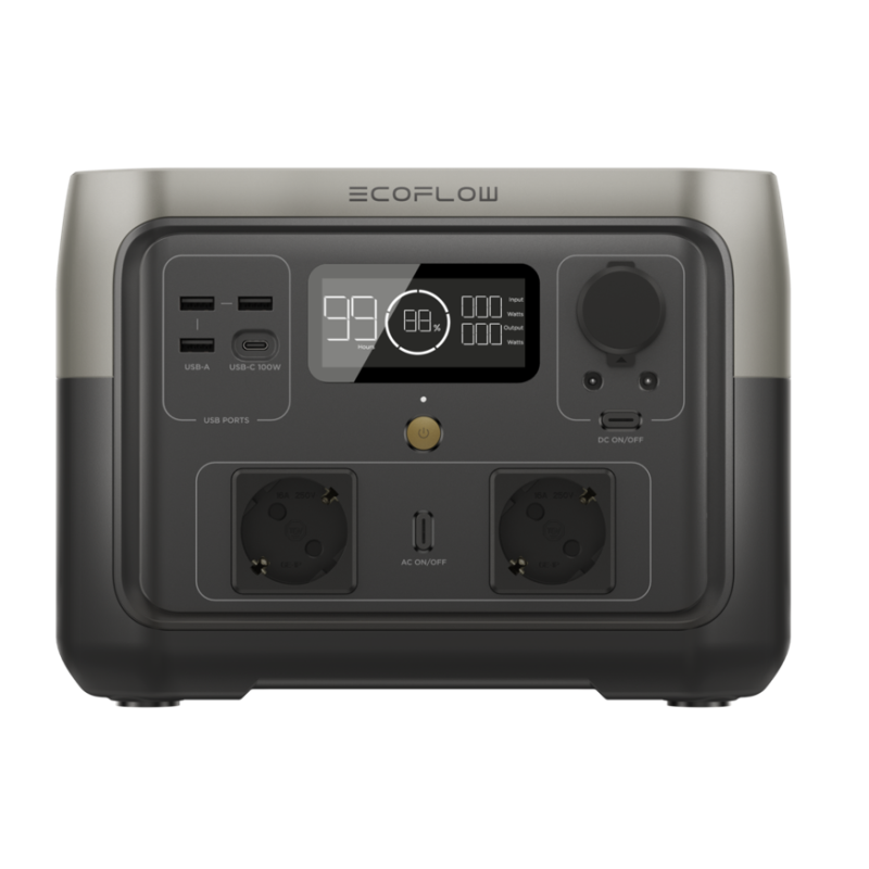 River 2 Max 512 Wh ECOFLOW - batterie nomade Lithium LiFePO4 pour van ...
